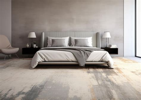 Premium Ai Image A Sophisticated Neutral Carpet Design In A Modern