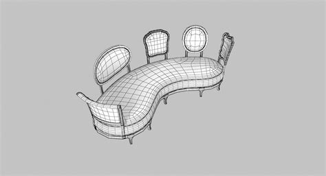 Fratelli Boff Nigel Coates 백투백 소파 3d 모델 26 Fbx Max Obj Free3d