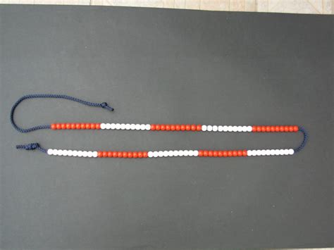 100 Bead String Partners In Education