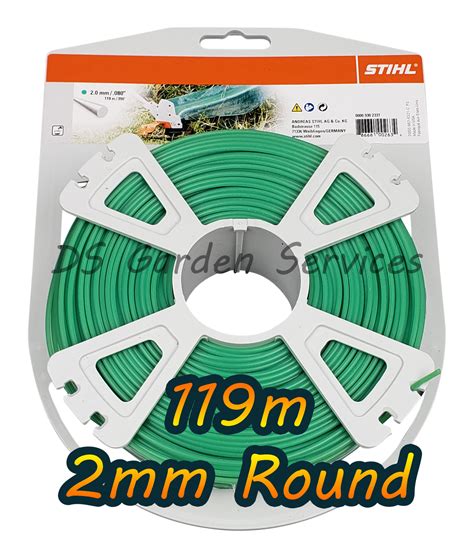 Strimmer Line 2mm Round X 119m Genuine Stihl Brush Cutter Wire Trimmer