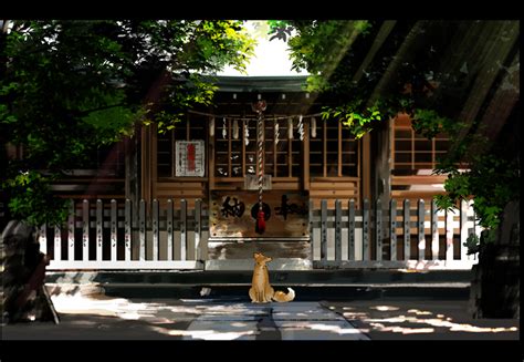 动漫日系神社鸟居元素场景图集原画插画壁纸cg图片素材 美术资料 Acg图包网