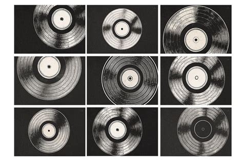 Retro Spin Bw Vintage Vinyl Textures Backgrounds Ft Vinyl Record And Retro Envato
