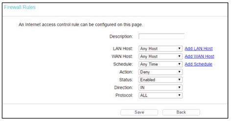 How To Set Up Firewall To Restrict Internet Activity On Td W9970 New Logo Tp Link