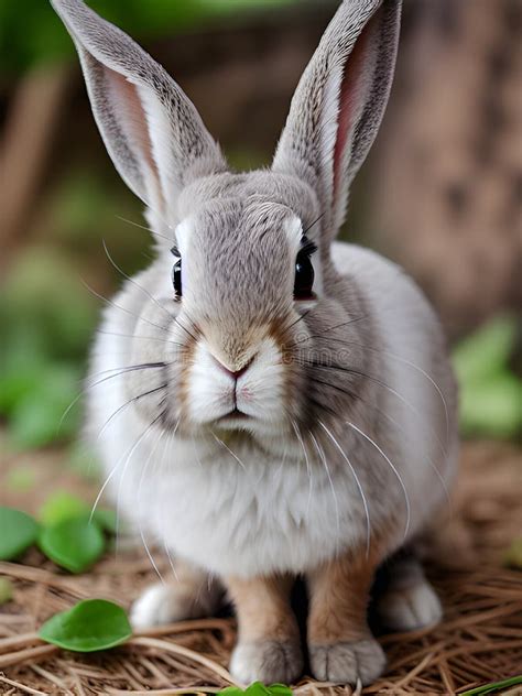 Gray Rabbit Grass Stock Illustrations 993 Gray Rabbit Grass Stock