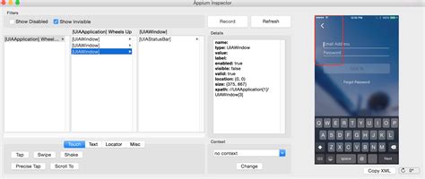 Ios App Elements Are Displayed Way Off In Appium Inspector Stack Overflow