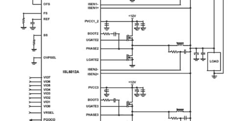 isl6312a four phase buck pwm controller with integrated mosfet