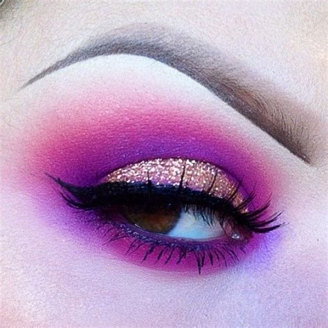 Bold Red And Purple Eyeshadow Vibrant Bright Makeup Artistry