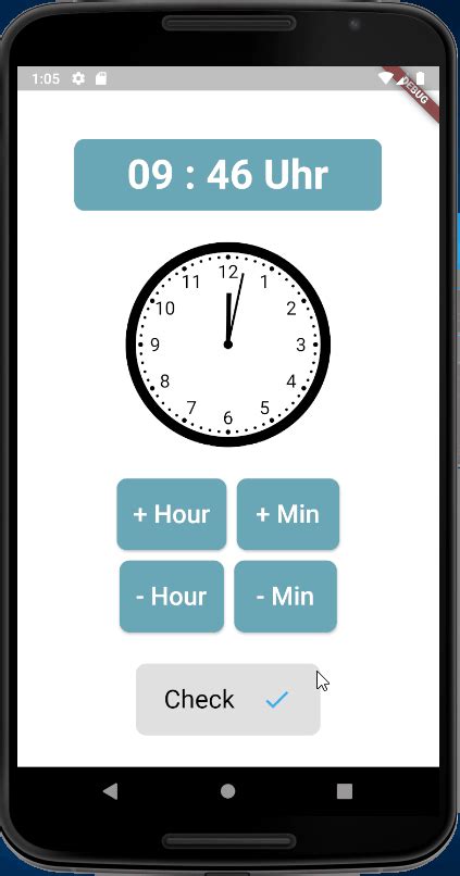 Dart Clock Widget Not Updating Its State On On Tap Flutter Stack Overflow