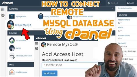 How To Enable Remote Mysql Connections In Cpanel Web