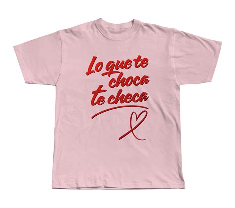 Seis De Copas Playera Rosa Lo Que Te Choca Te Checa Sonoro