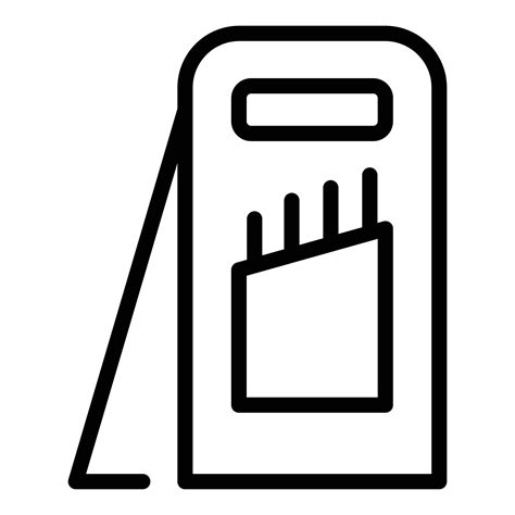 Food Slicer Cutter Icon Outline Style Vector Art At Vecteezy