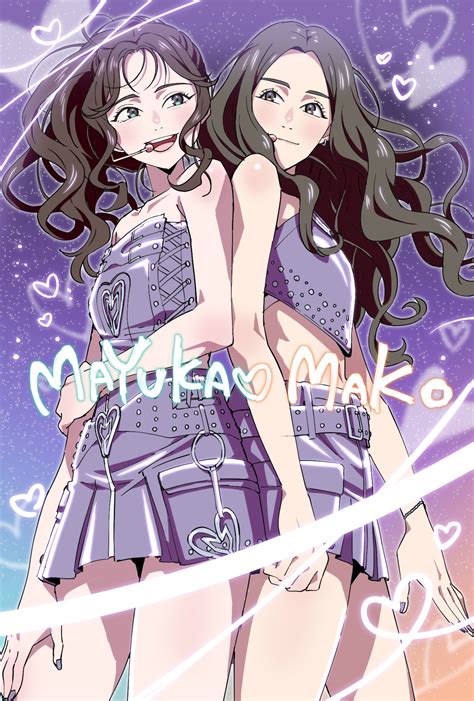 Yamaguchi Mako And Ogou Mayuka Real Life And 1 More Drawn By Edamame