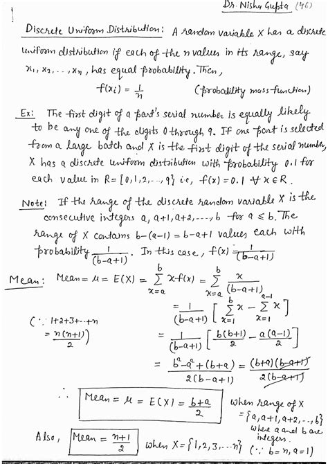 Notes 3 Unit 1 Probability Statistics And Linear Programming Studocu