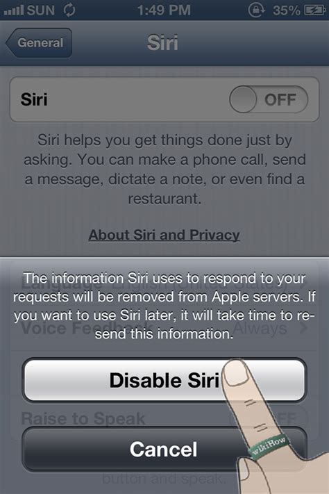 How To Disable Siri On An IPhone S Steps With Pictures