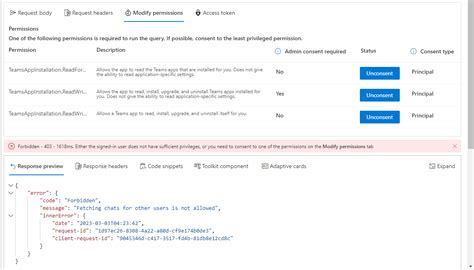 How To Solve Api Error For Get Chat Between User And Teamsapp Microsoft Qanda