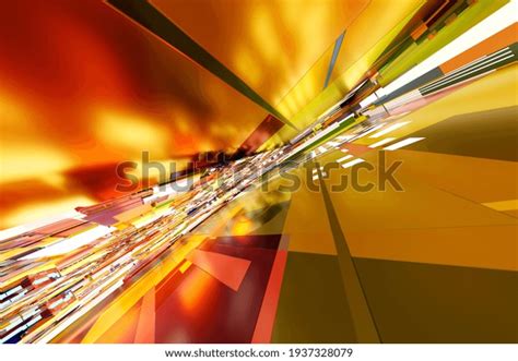 3d Rendered Illustration Inside Cpu Circuit Stock Illustration