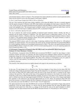 A Robust Rf Mras Based Speed Estimator Using Neural Network As A Reference Model For Sensor Less