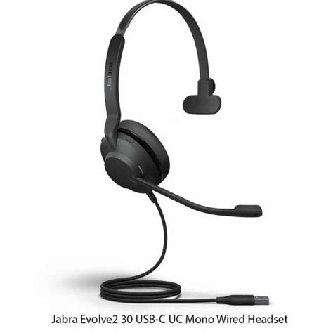 Jabra Evolve Usb C Uc Mono Wired Headset Black At Rs Piece In Noida