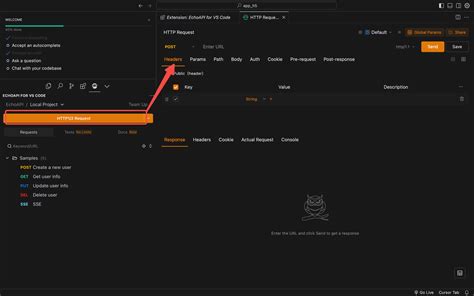 Echoapi For Cursor An Alternative For Thunder Client In Cursor