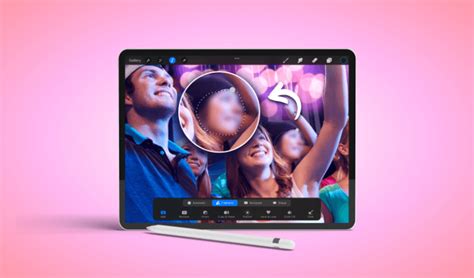 How To Blur Part Of An Image In Procreate For IPad Logos By Nick