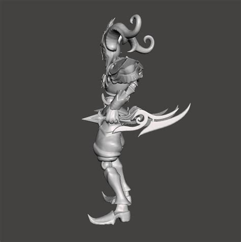 Winterblessed Shaco 3d Model 3d Model 3d Printable Cgtrader