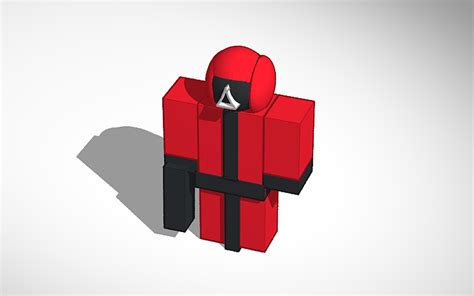 3d Design Squid Game Guard Tinkercad