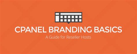 Cpanel CPanel Branding Basics A Guide For Reseller Hosts BEK Server Web Services