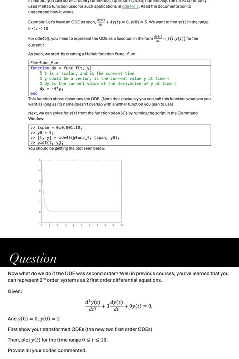 Solved Solve The Question In Matlab Provide All The Codes Chegg