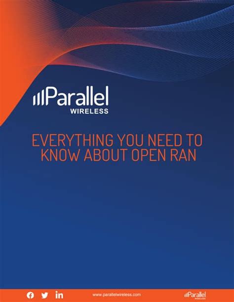 Parallel Wireless E Book Everything You Need To Know About Open Ran Pdf