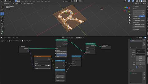 Using An Image Node As Point Distribute Density In Geometry Nodes
