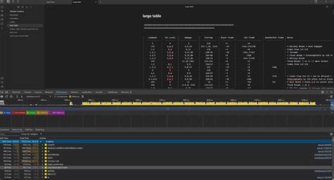 Large Markdown Table Causes Slowness Bug Reports Obsidian Forum