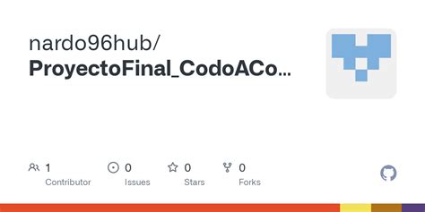 Github Nardo Hub Proyectofinal Codoacodo