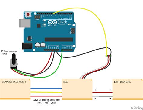 Daniele Alberti Arduino S Blog Pilotare Un Motore Brushless Con ESC E Arduino