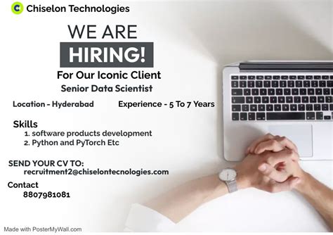 Dhanu Ravi On Linkedin 😊 Hiringimmediately Datascientist 😊