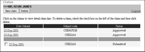 Tutor Claim Main Screen Download Scientific Diagram