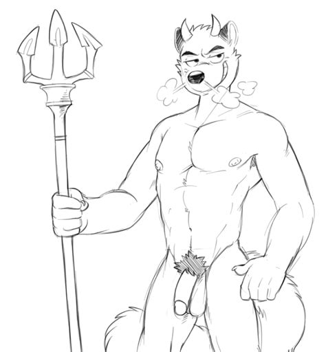 Rule 34 Balls Black And White Furry Horn Male Male Only Monochrome