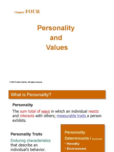 ob chapter personality 1 pdf extraversion and introversion narcissism