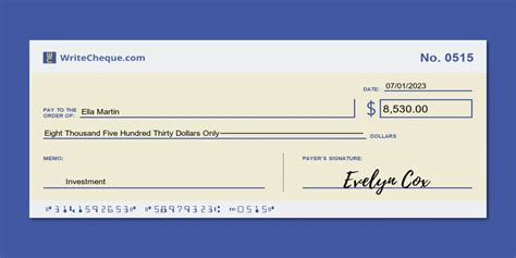 How To Write In Words For A Cheque WriteCheque Com
