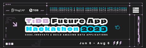 announcing tidb futureapp hackathon tidb