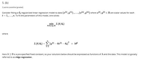 5 b 2 points possible graded consider fitting a