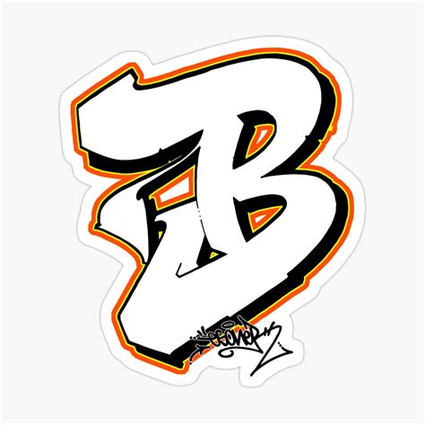 Letter B In Graffiti