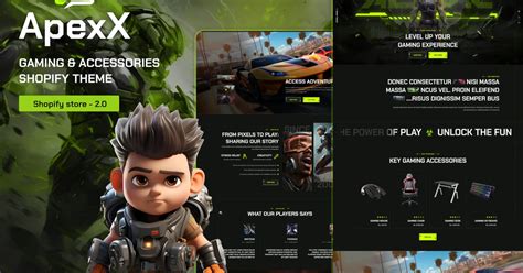 Apexx Esports And Gaming Store Shopify Theme Ft Gaming And Shopify
