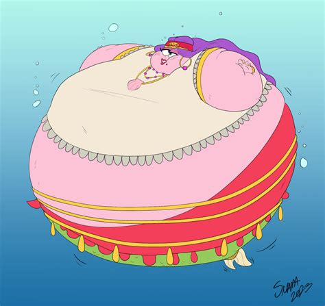 Comm Puffed Up Mermaid By Smappansfw On Deviantart