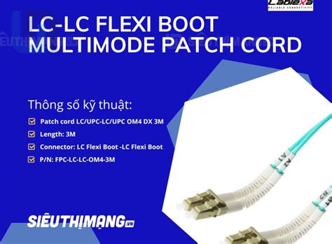 Dây nhảy quang LC LC Flexi Boot Multimode Giá rẻ