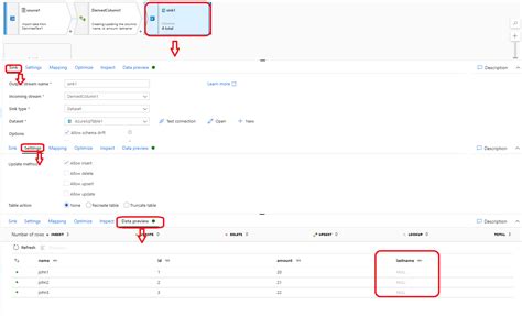 Dataflow Copy Data From Blob To Sql Via Azure Data Factory Stack Overflow