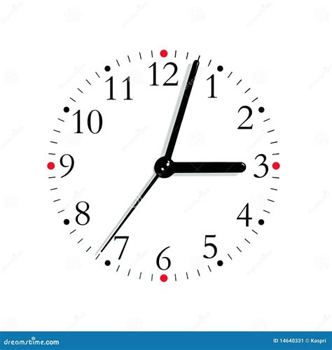 An Old Analogue Clock Royalty Free Stock Image