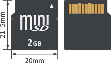 Premium Vector Mini Sd Memory Card