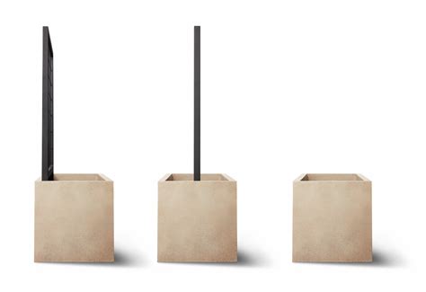 Large Planter Box With Trellis Outdoor Rated Casters Option