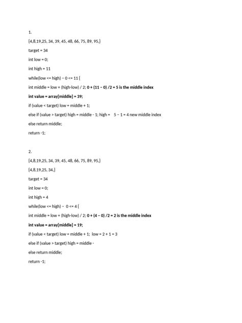 Binarysearch No Recursive Pdf