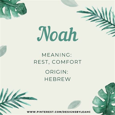 Noah Name Artofit